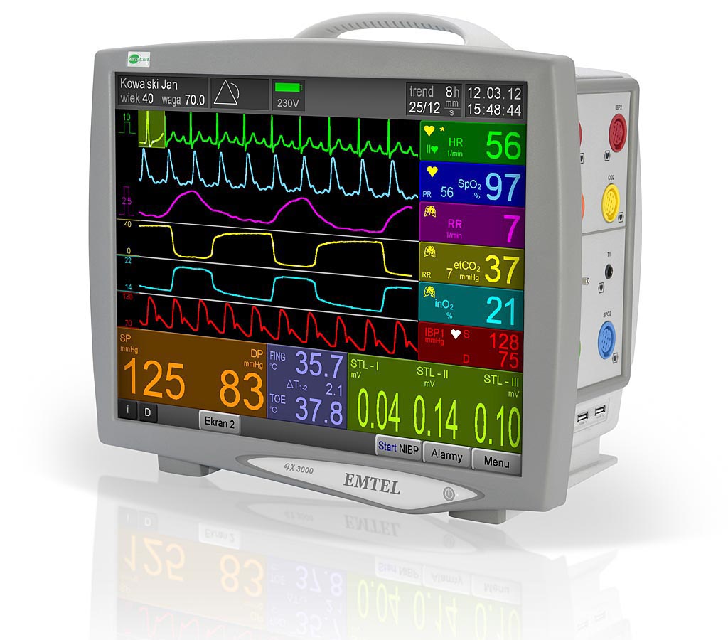 FX 3000 compact patient monitor - EMTEL - Patient monitors ...